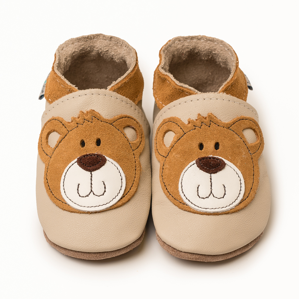 Teddy Cream | Woodland Baby Shoes | Inch Blue - inchblue.com